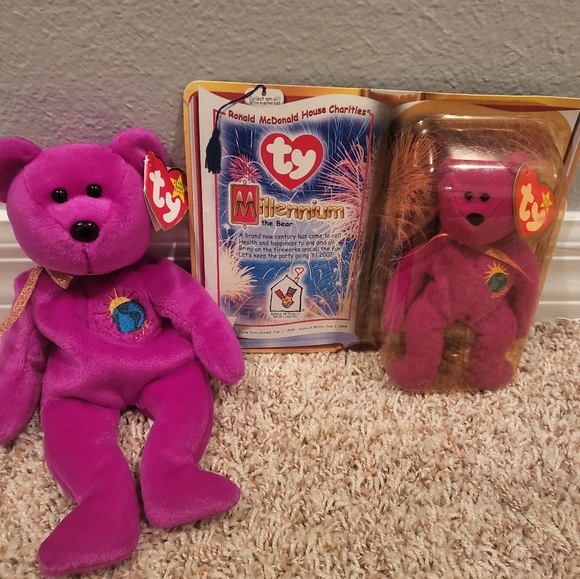 Ty | Toys | Millennium Bear Original Misspelled And Mcdonalds ...